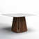 AllModern Kendall Solid Wood & Marble Square Dining Table & Reviews ...