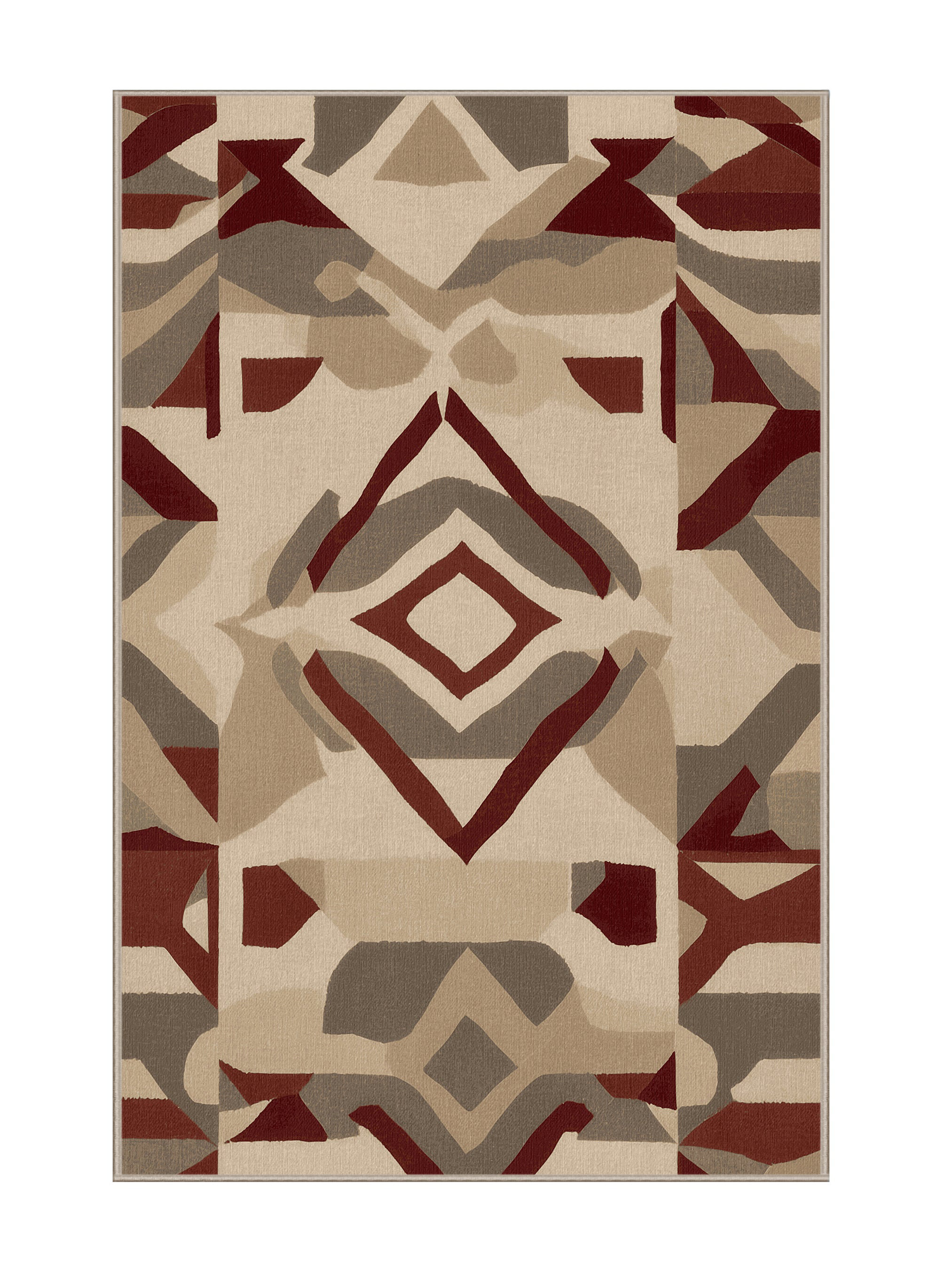 Orren Ellis Angular Flow Rug | Wayfair