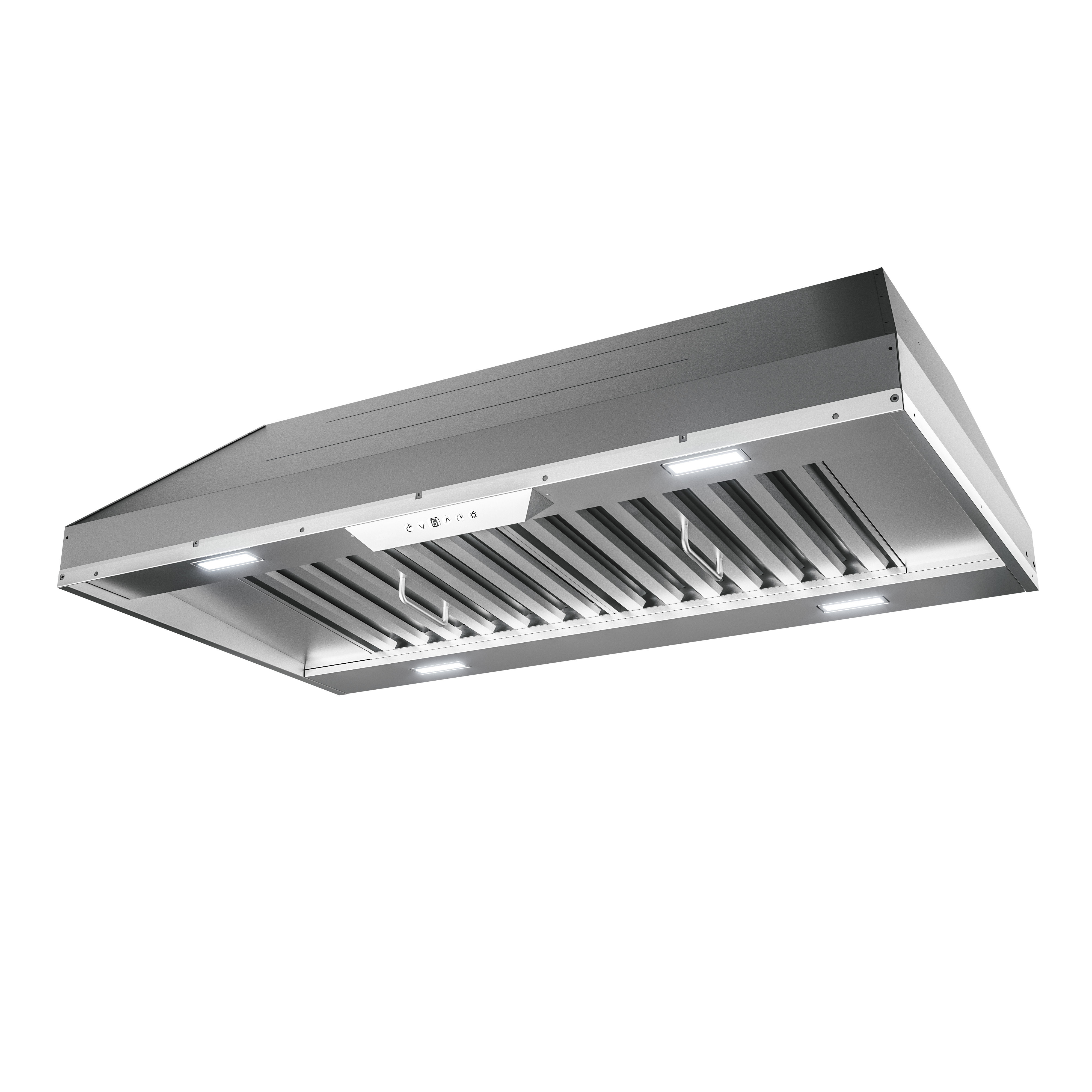 Zephyr Monsoon II 36 in. 1200 CFM Insert Mount Range Hood with LED ...