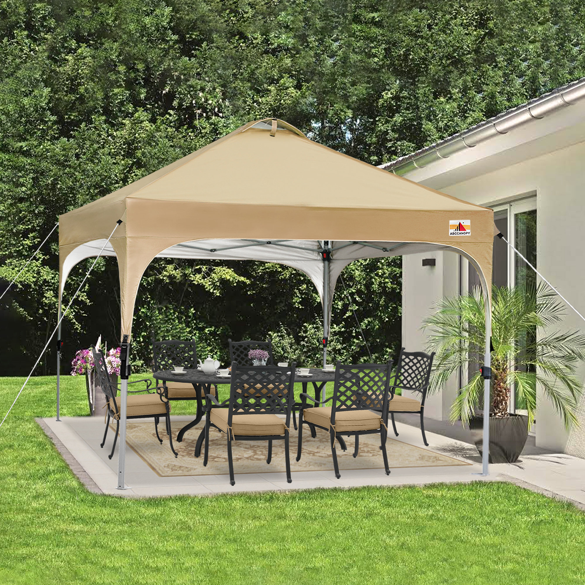 ABCCANOPY Compact 10 Ft. W x 10 Ft. D Steel Pop-up Canopy The Pop Up ...
