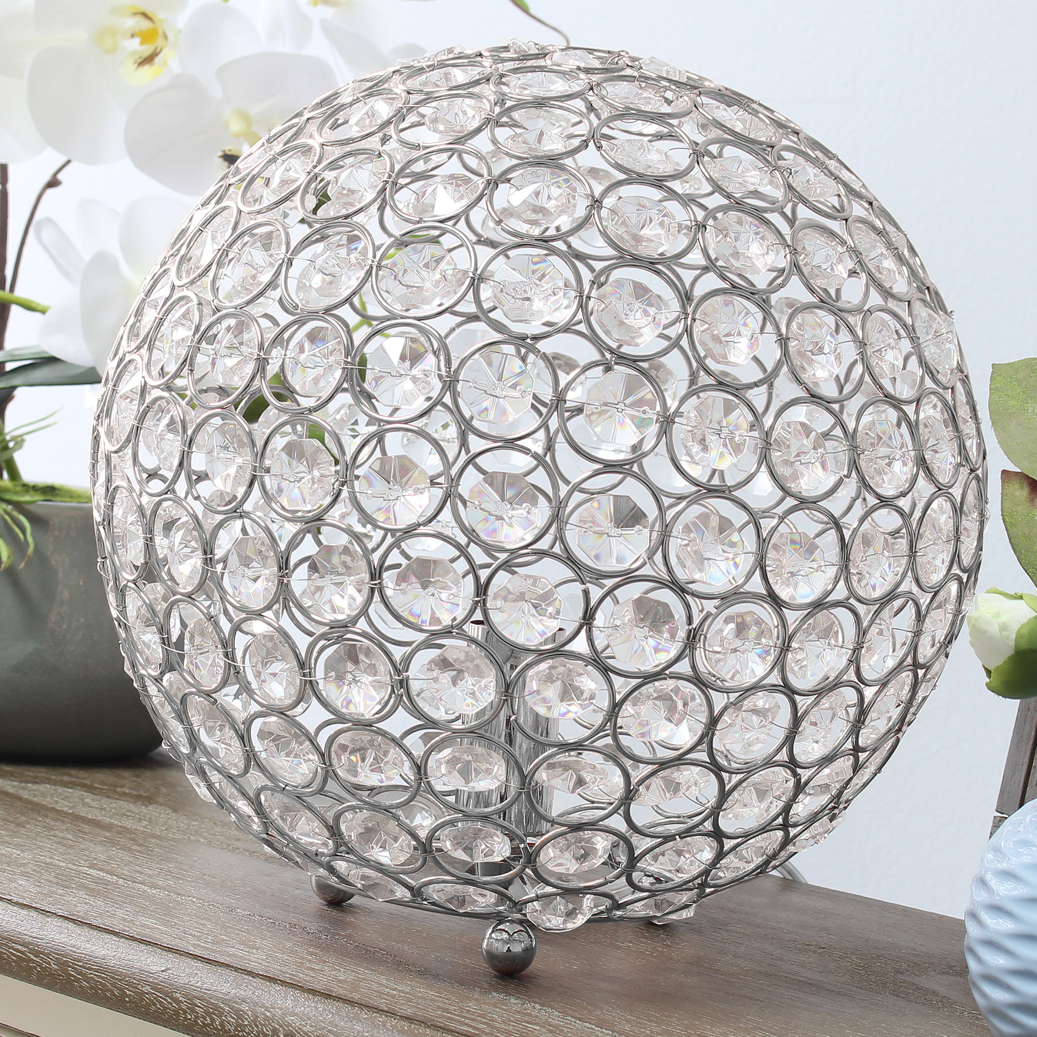 Willa Arlo™ Interiors Burlin 8" Globe Table Lamp & Reviews | Wayfair