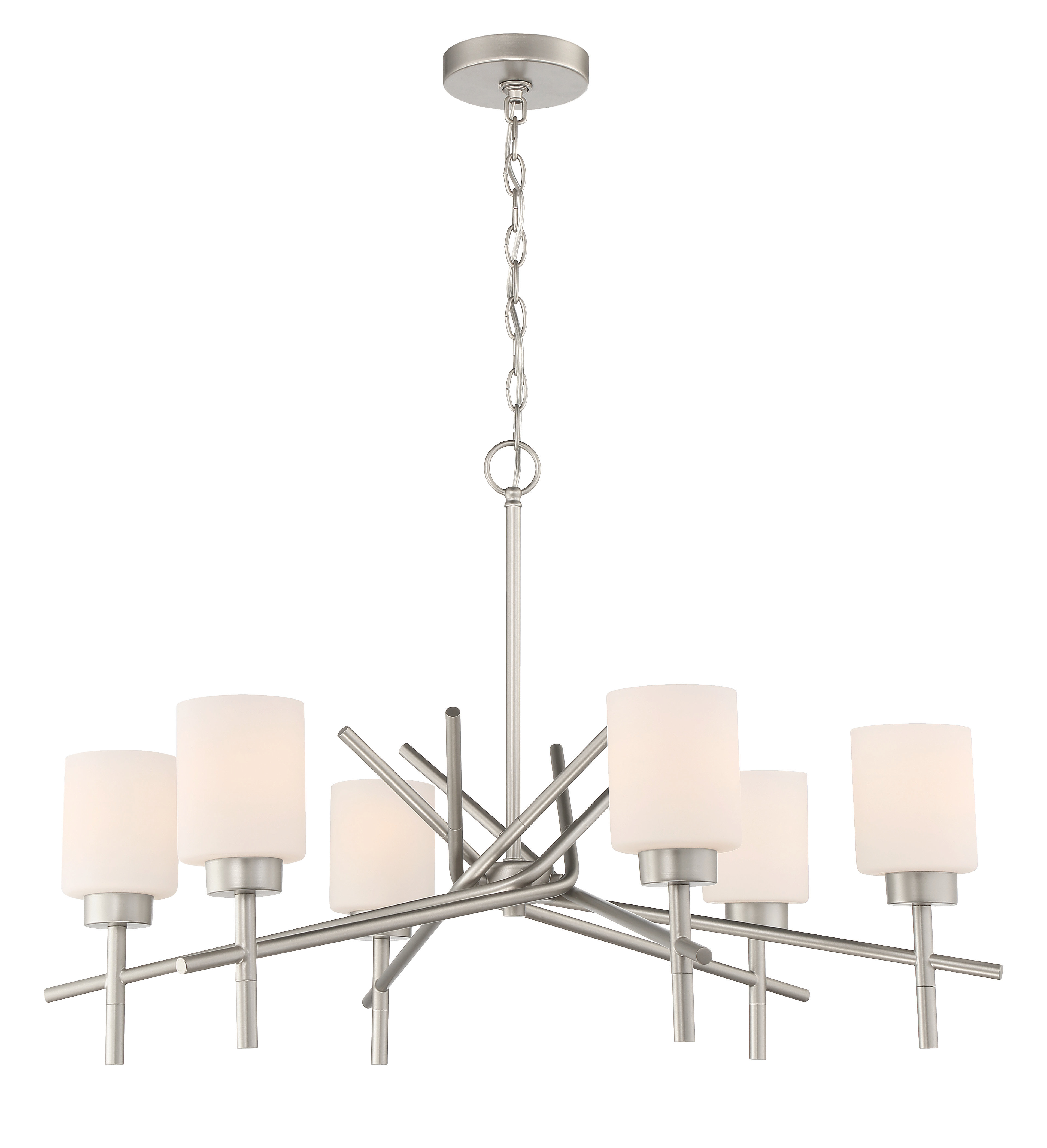 Latitude Run® Nedelia 6 - Light Shaded Tiered Chandelier - Wayfair Canada