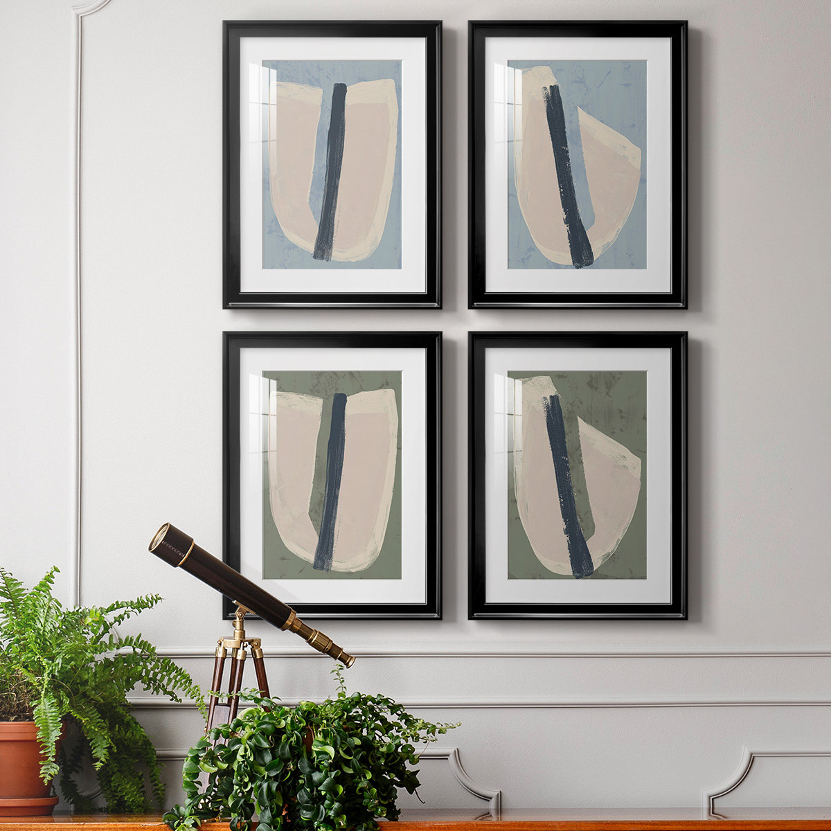 WexfordHome Paper Slice I " Paper Slice I " 4 - Pieces - Wayfair Canada