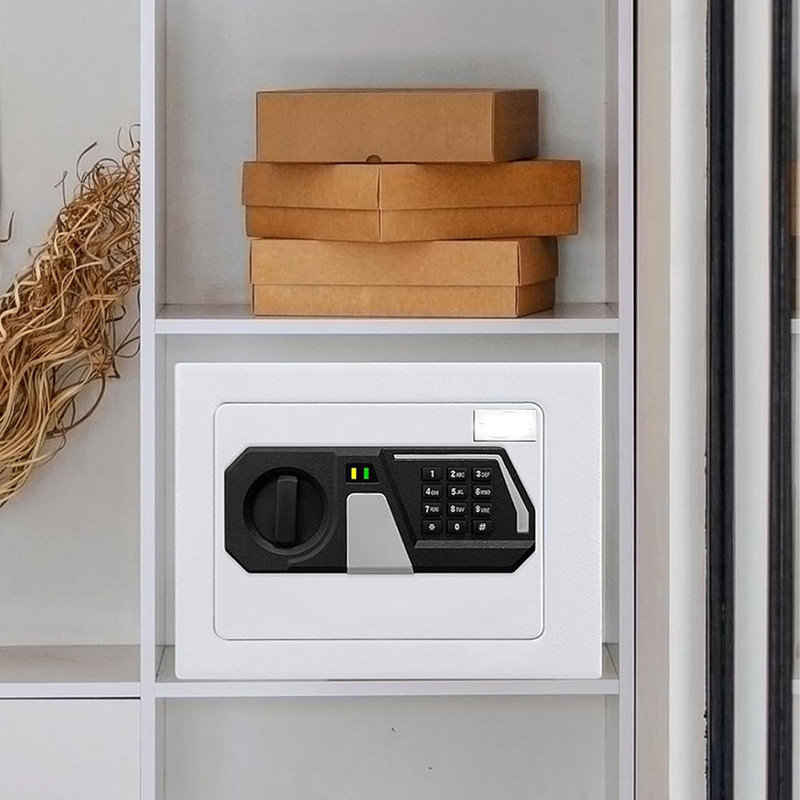 DEBLIT Safe Box Digital Security Box, Keypad Lock Box Cabinet Safes ...