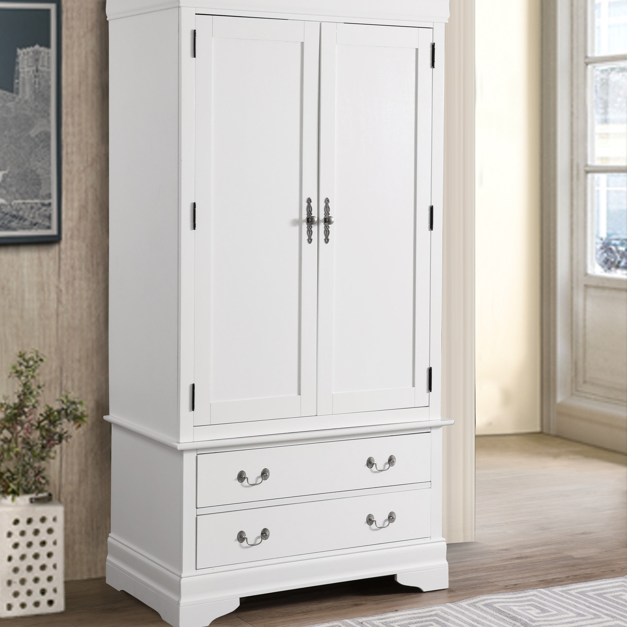Red Barrel Studio Louis Phillipe G3190-A Armoire - Wayfair Canada