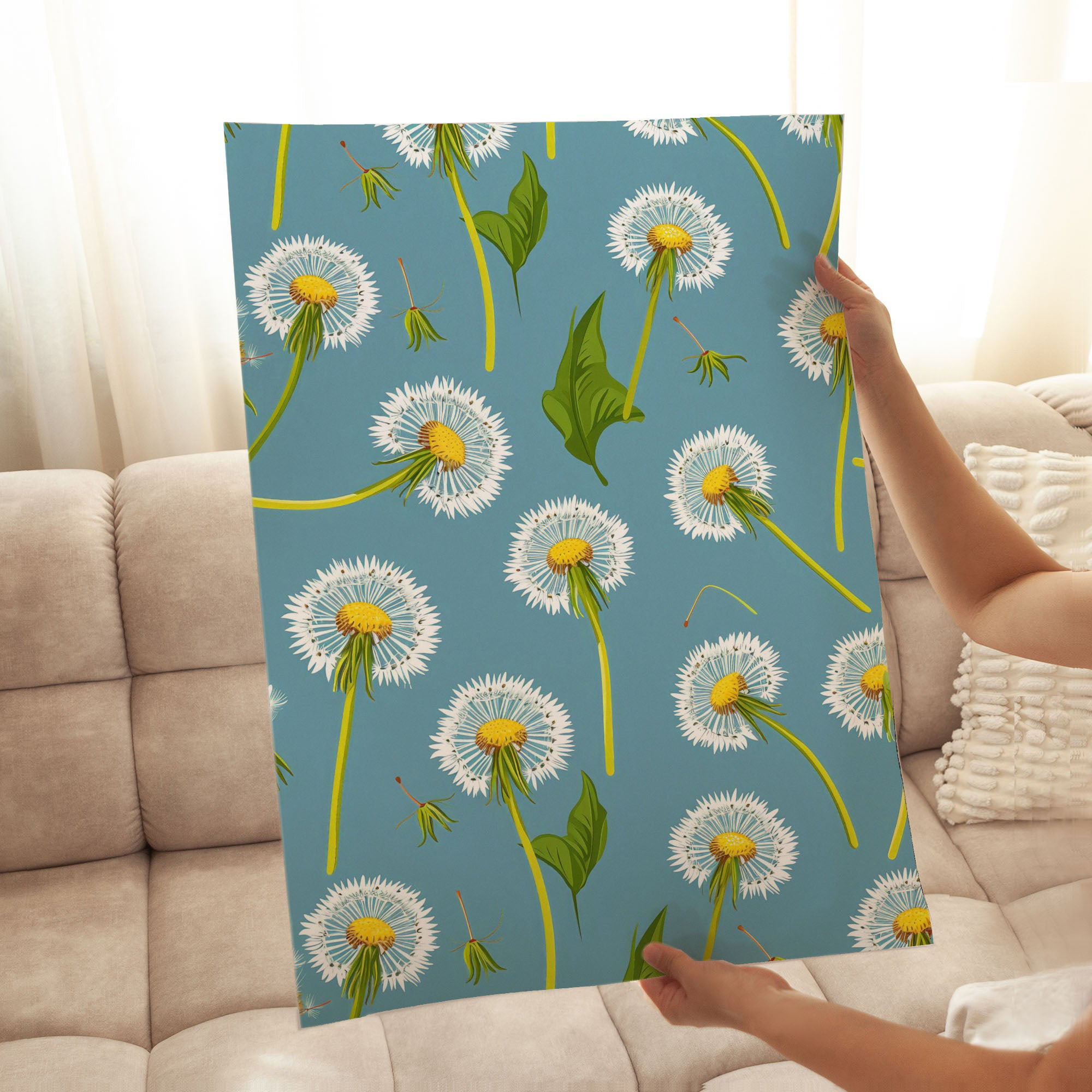 Winston Porter Botanical Spring Dandelions IV Modern Unframed Art Print ...