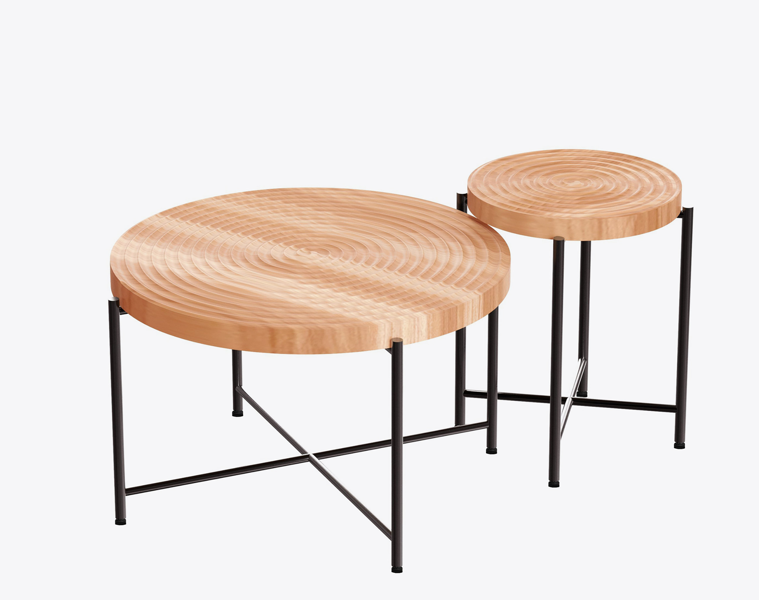 Latitude Run® 2-Piece Coffee and End Table Set – Waterproof MDF with ...