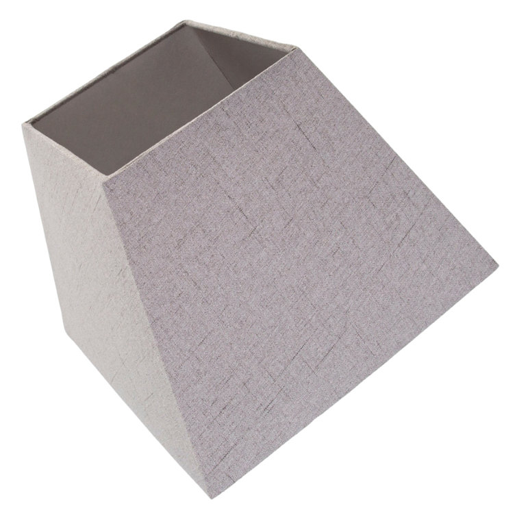 Happy Homewares 21cm H Linen Square Lamp Shade ( Screw On ) | Wayfair.co.uk