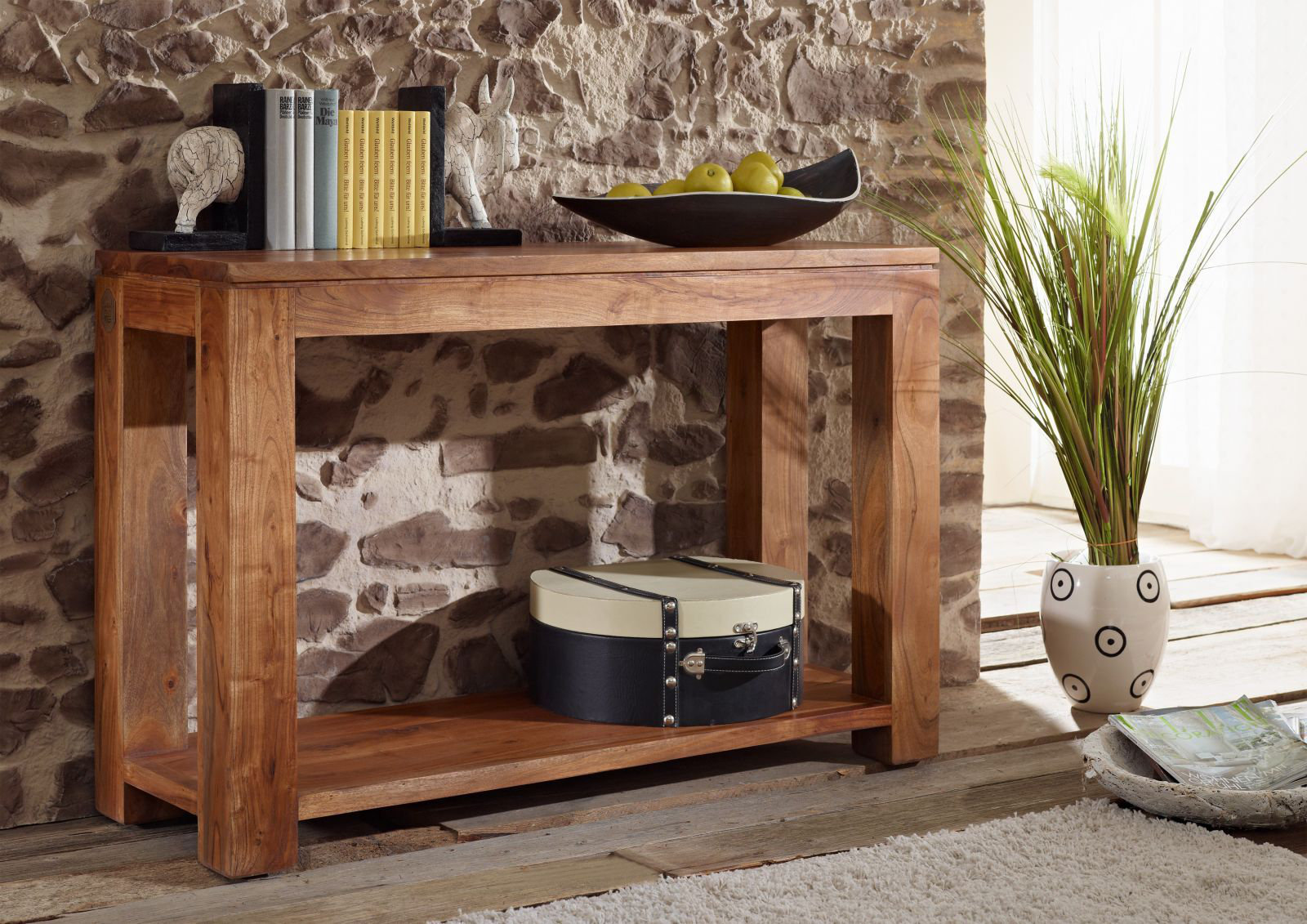 Massivmoebel24 Shaman Console Table | Wayfair.ie