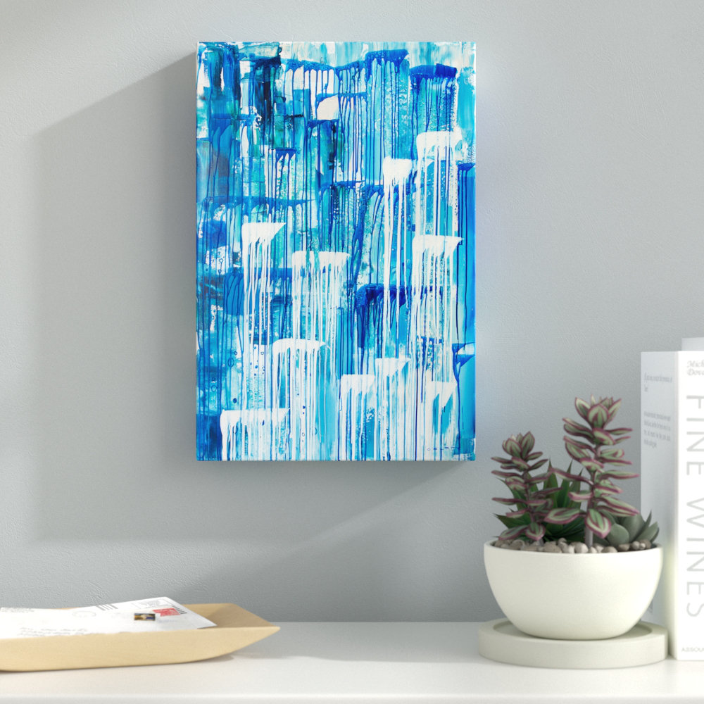 Latitude Run® 'Waverunner' Painting Print on Wrapped Canvas | Wayfair
