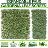 Primrue Parkridge Single Side Expandable Faux Artificial Hedge Gardenia ...