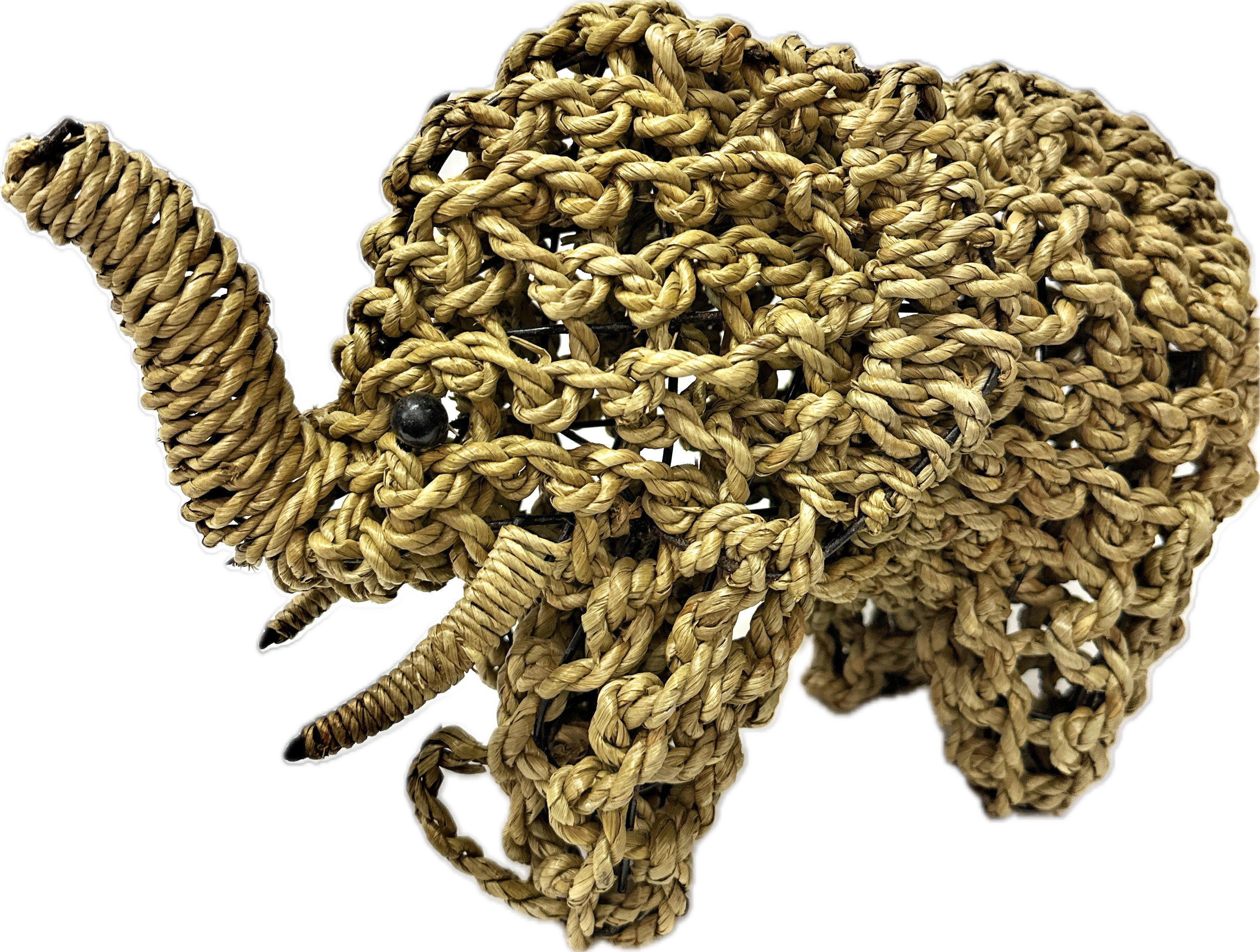Bungalow Rose Handmade Rope Elephant | Wayfair