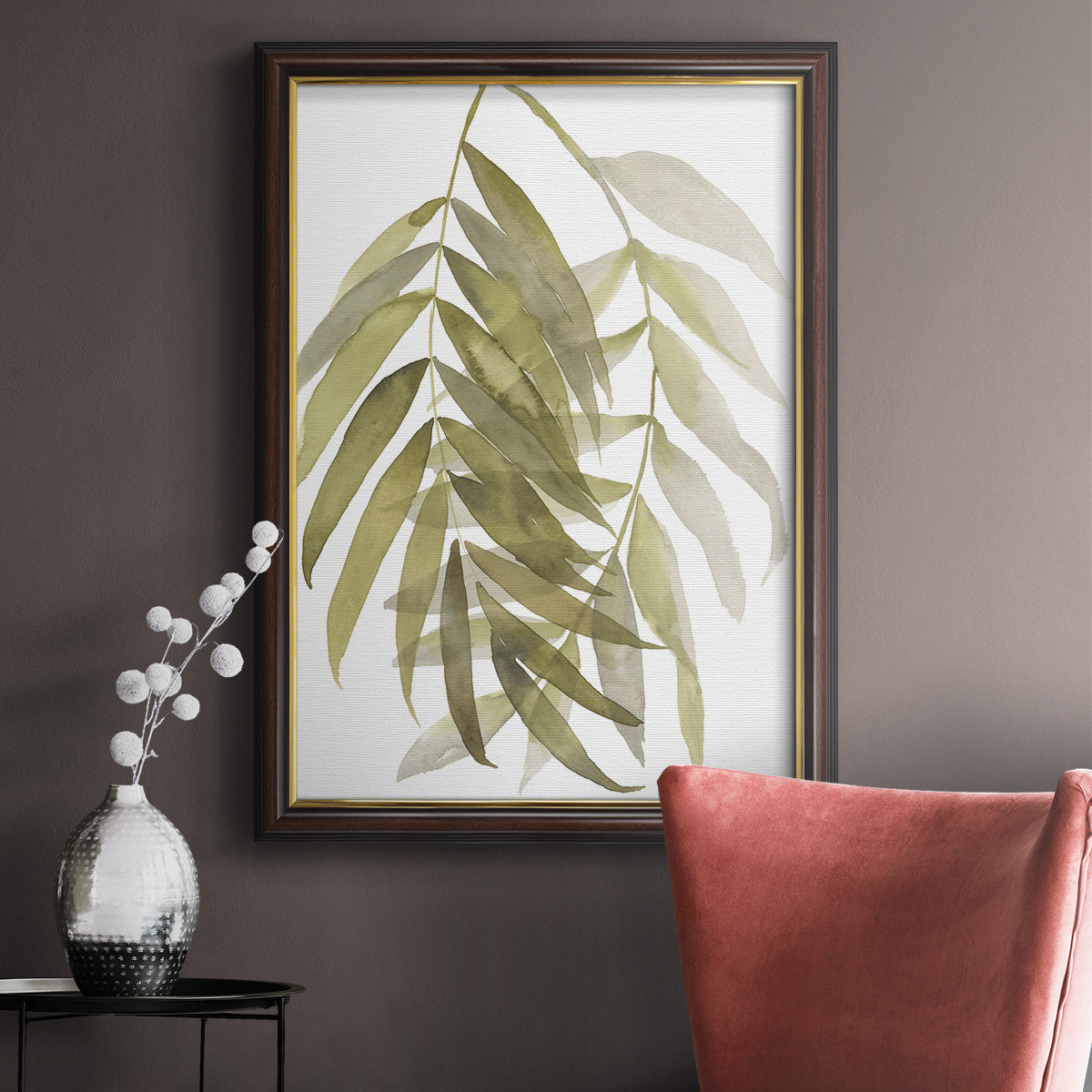 Bay Isle Home™ Palm Embrace II Premium Framed Canvas- Ready To Hang ...