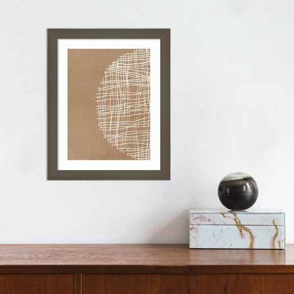 Orren Ellis " Basket Weave Circle I " by Tom Reeves - Wayfair Canada