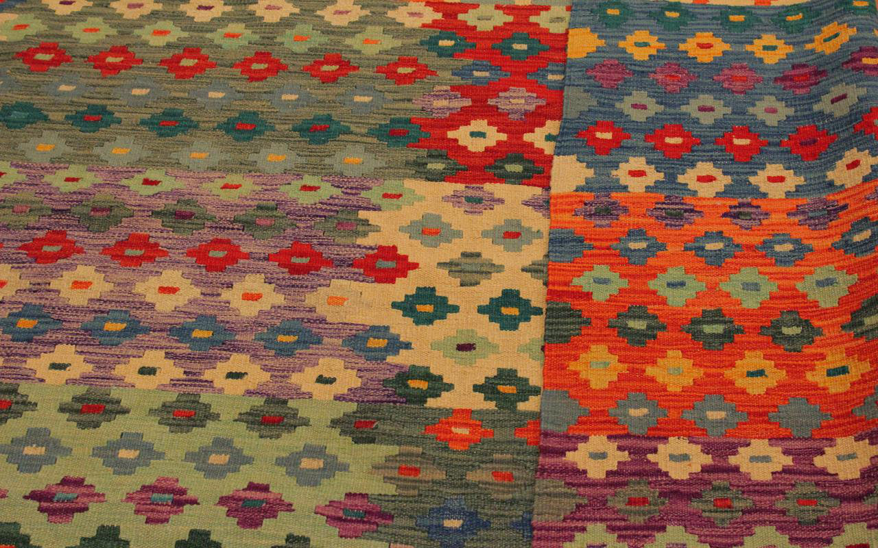 Isabelline One-of-a-Kind Sinclair Handmade Kilim Wool Orange/Light ...