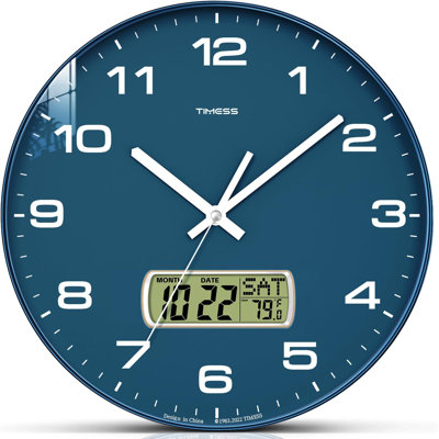 lcd wall clock
