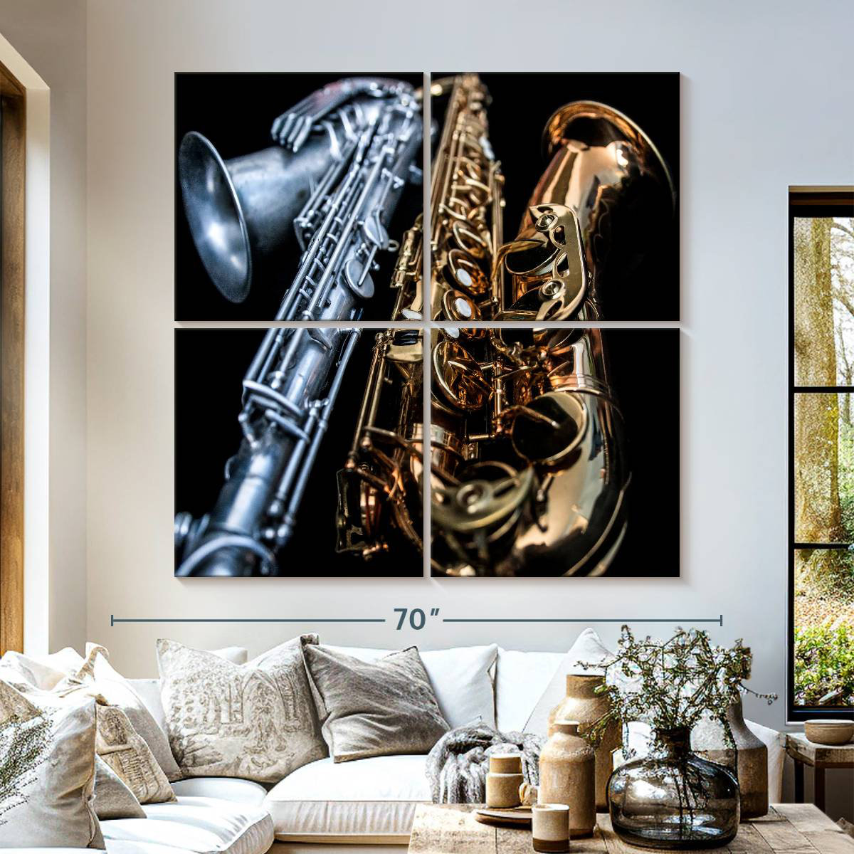 Ebern Designs Arney Saxophone Duo | Wayfair