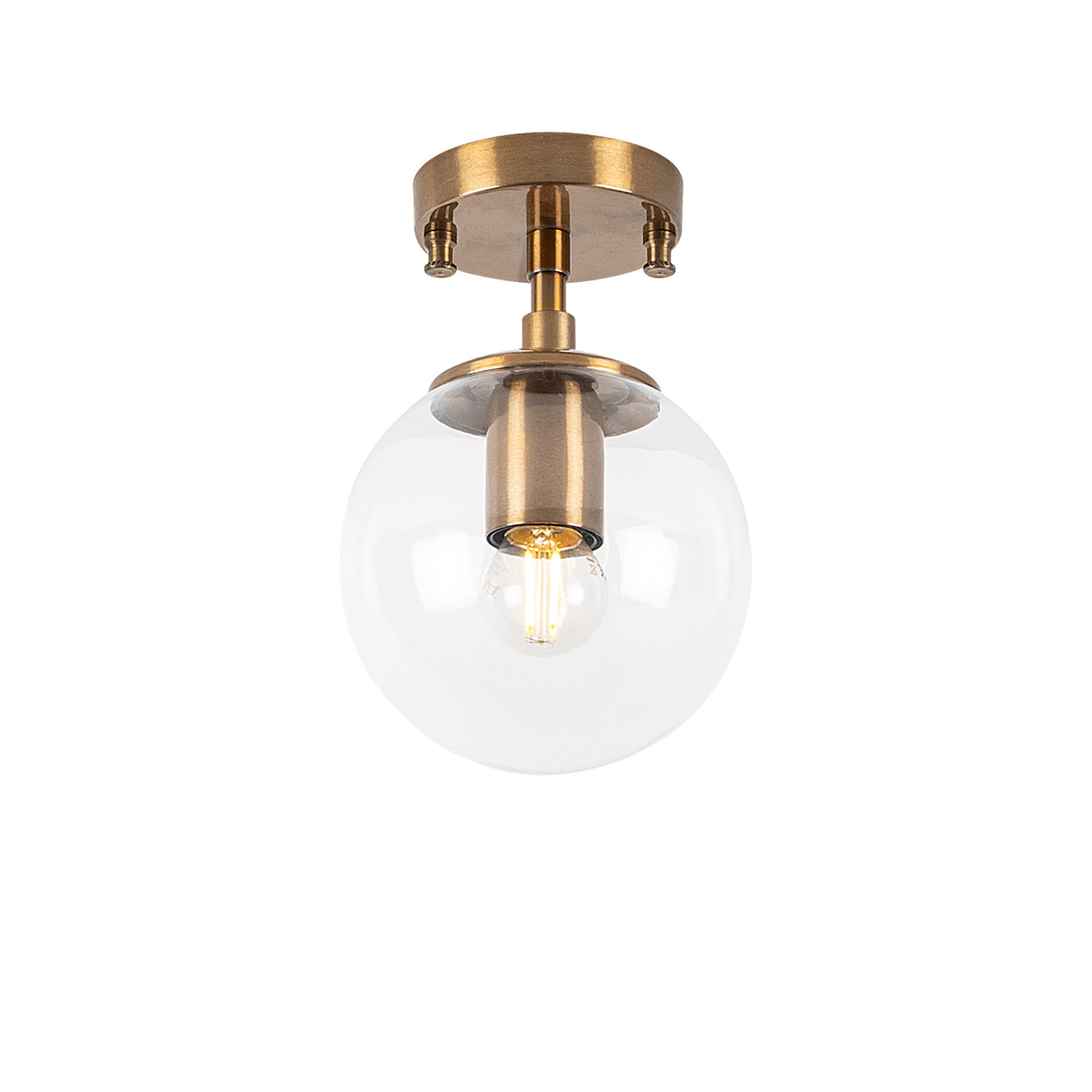East Urban Home Belote 1 - Light Sphere Globe Pendant - Wayfair Canada