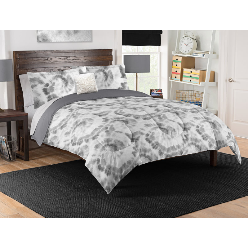 Northwest Kids Subtle Shibori Tye Dye Full Bed In A Bag Set with ...