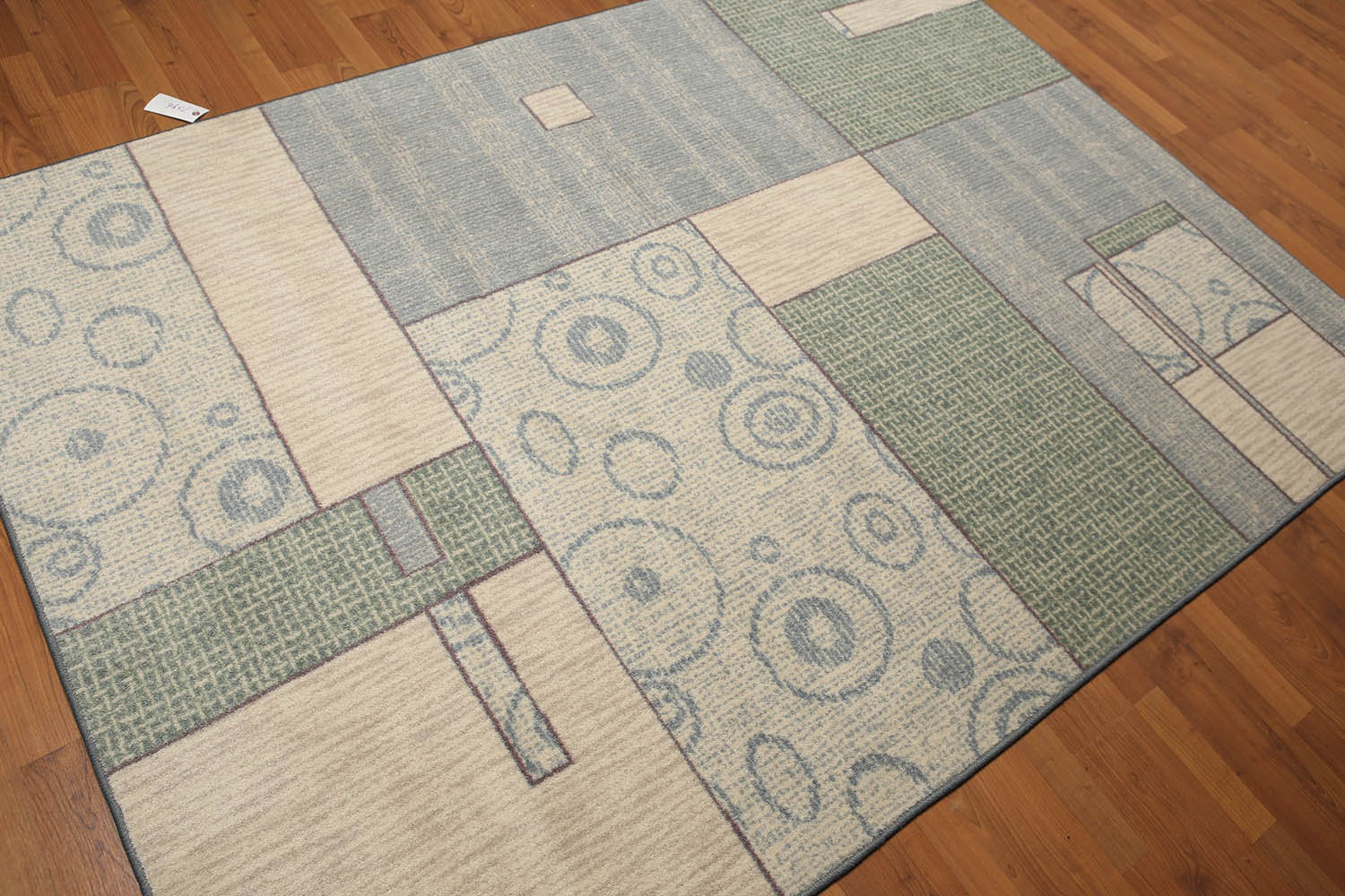 Red Barrel Studio® Looped Rectangle 5'4'' x 7'8'' Wool Area Rug in Blue ...