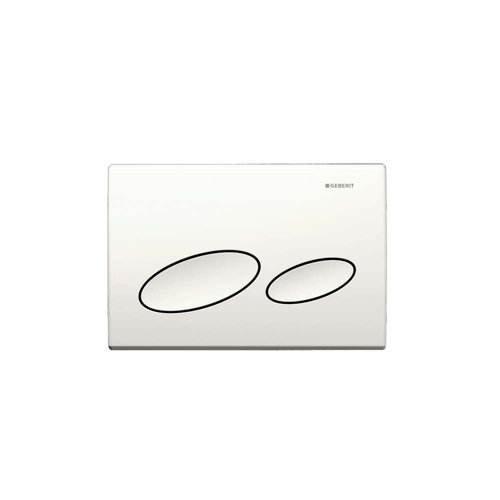 Geberit Kappa 20 White Dual Flush Plate | Wayfair.co.uk