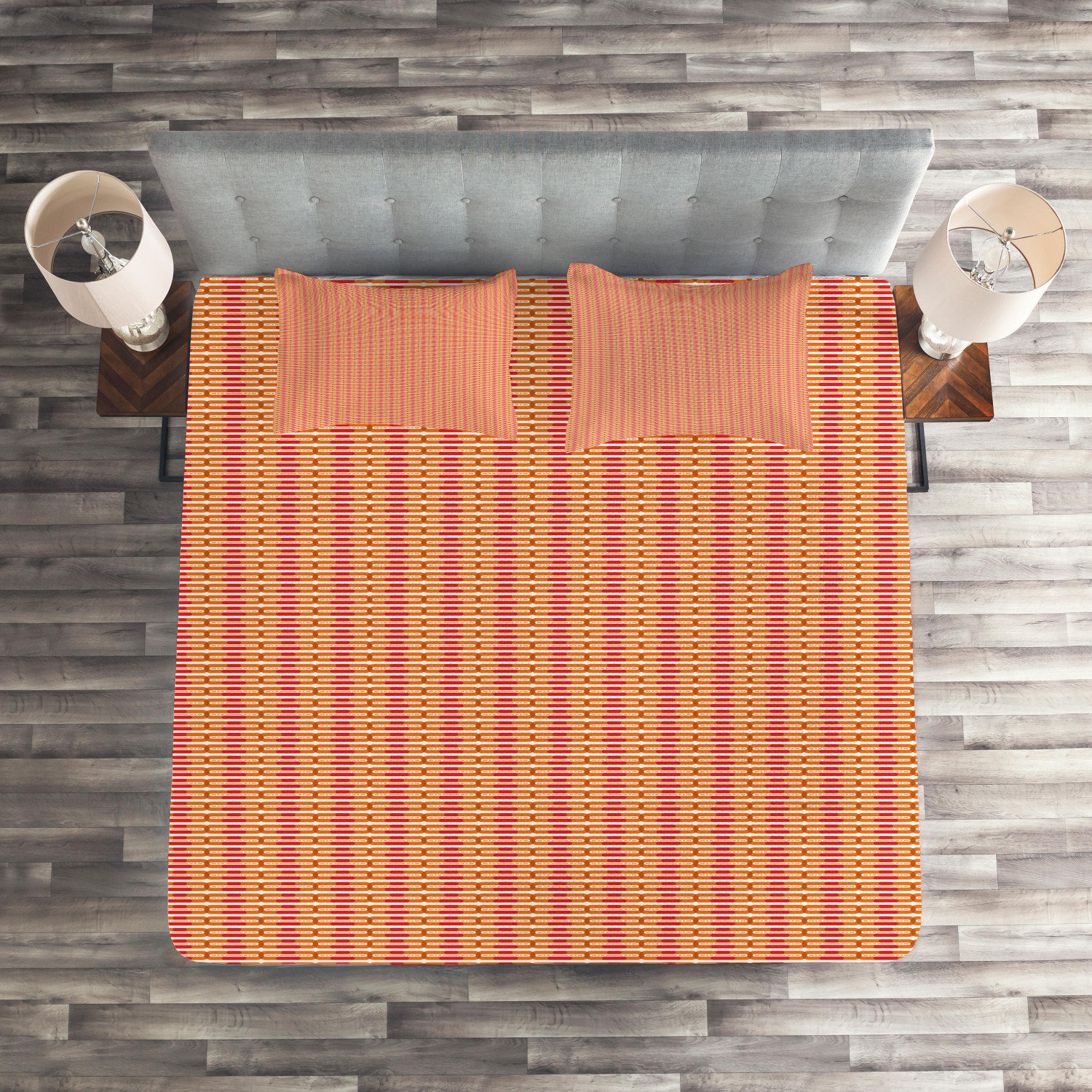 Ambesonne Microfiber Modern & Contemporary Coverlet / Bedspread Set ...