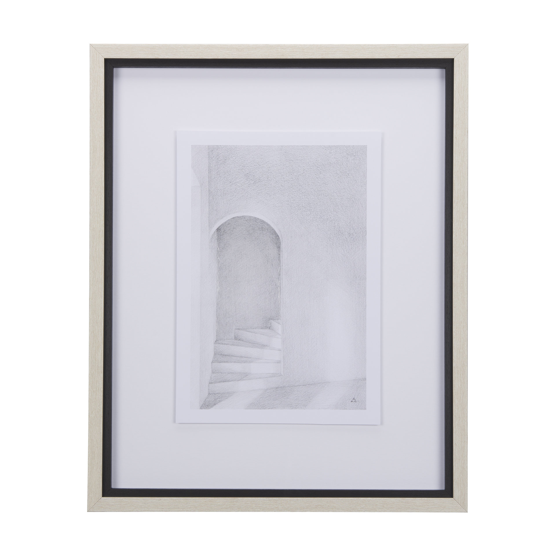 Brayden Studio® Corridor III a Hand Embelished Textured Framed Art ...