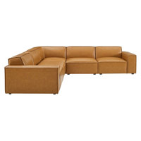 Modway Restore 7-Piece Vegan Leather Sectional Sofa | Wayfair