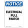 SignMission Osha Notice - Electrical Pull Switch Sign | Wayfair