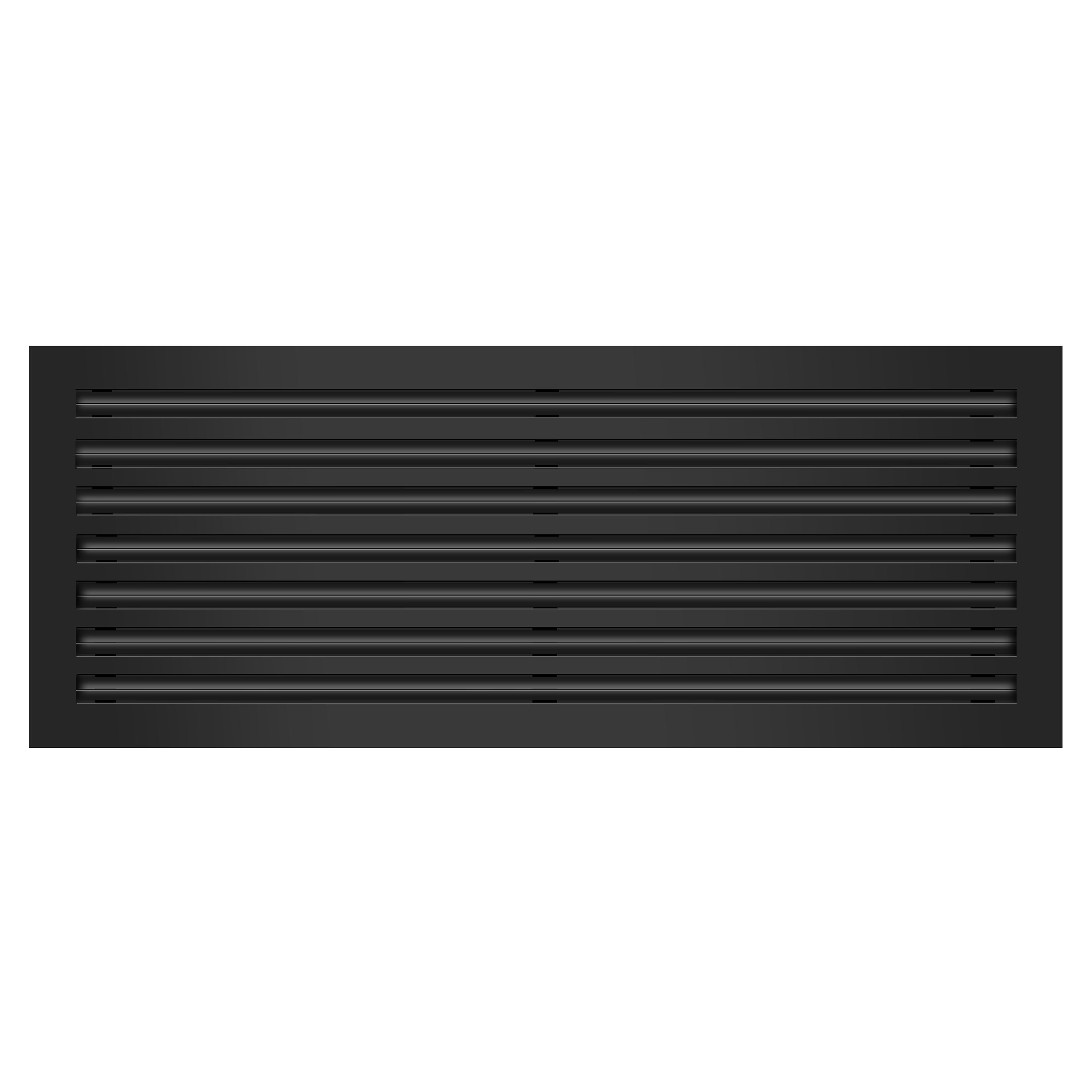 Texas Buildmart BUILDMART - 36x14 Black Modern AC Vent Cover - Standard ...