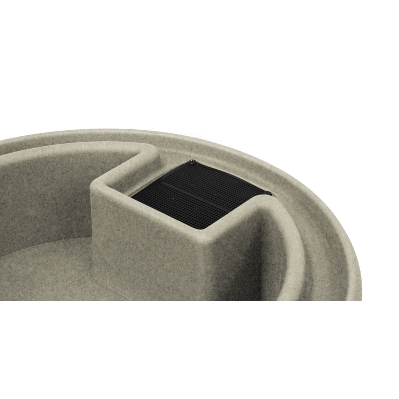 Good Ideas Impressions 50 Gallons Gal. Plastic Drainable Dual Overflow ...