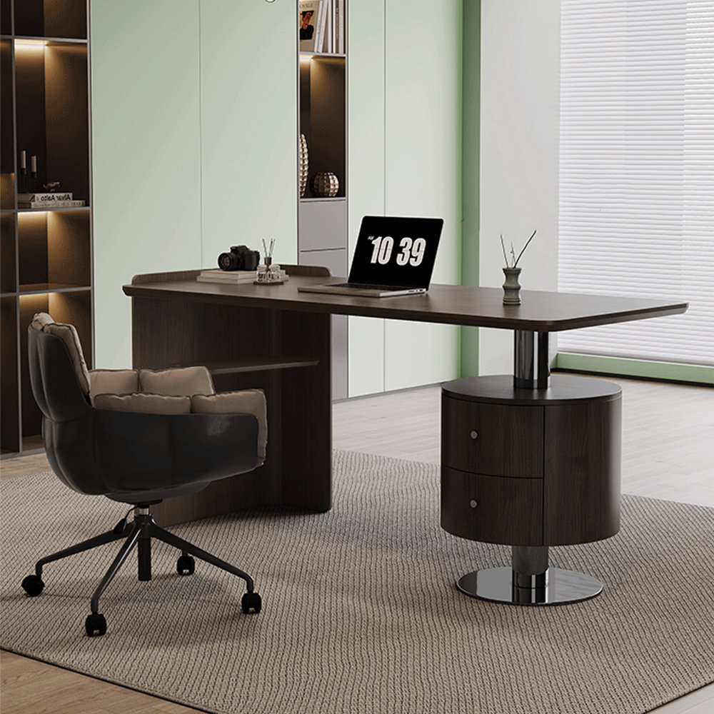 George Oliver Simple modern style home desk and chair set | Wayfair