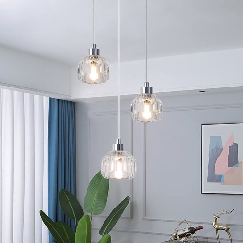 3 Light Cluster Pendant Lighting You'll Love | Wayfair