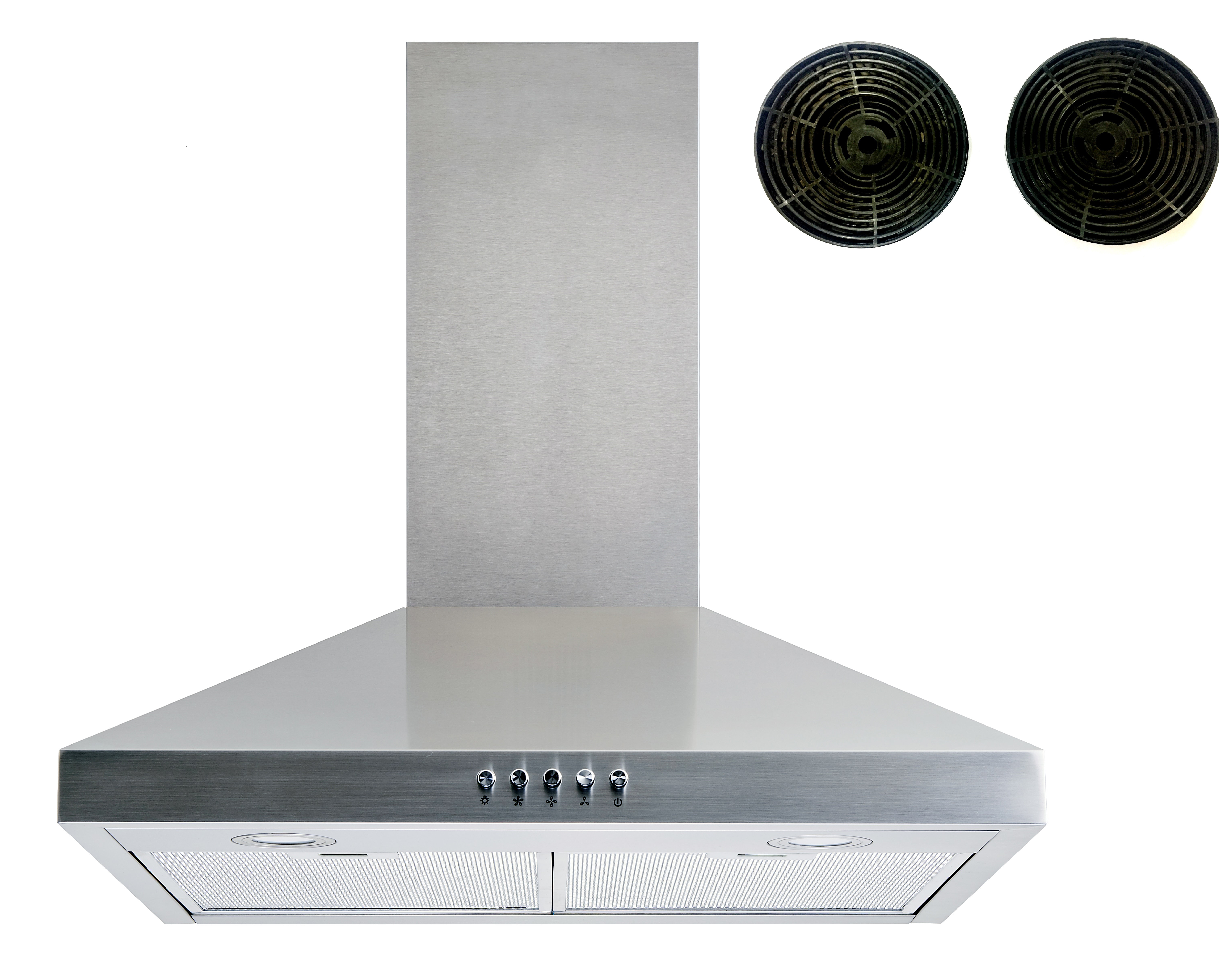 Winflo 30" 300 CFM Convertible Wall Mount Range Hood With Filter ...