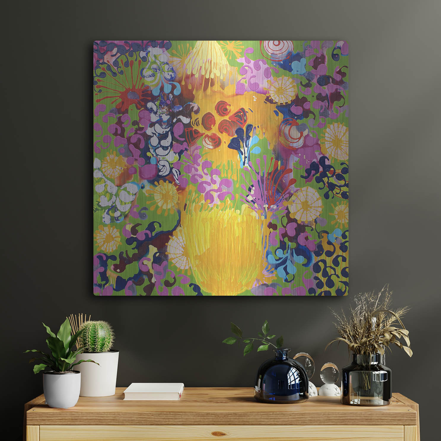 Ivy Bronx ' Hard Candy' by Sofie Siegmann, Metal Wall | Wayfair