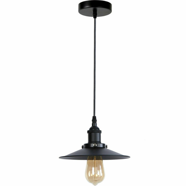 Longshore Tides Escobar 1 - Light Black Single Pendant | Wayfair.co.uk