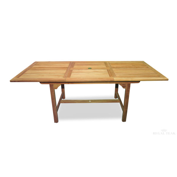 Regal Teak Extendable Teak Dining Table | Wayfair