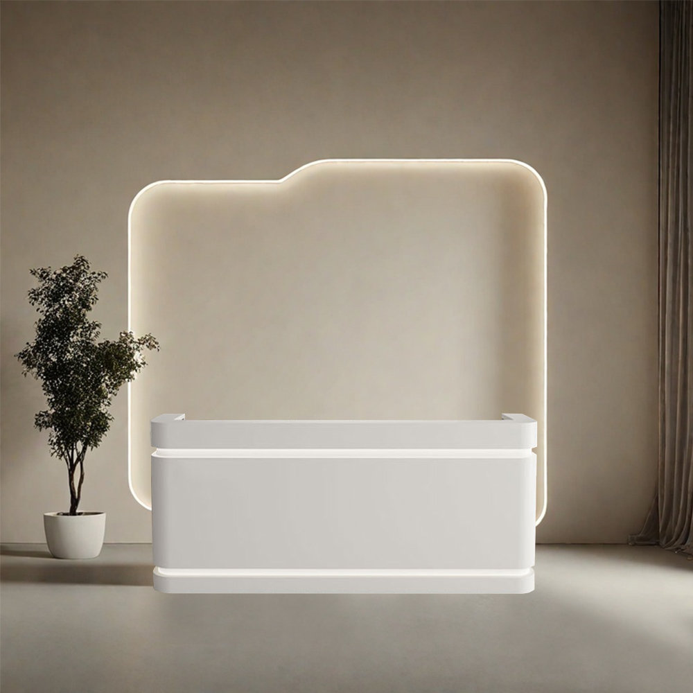 Table Treasures.e Contemporary Lobby Station Podium and Hostess Stand ...