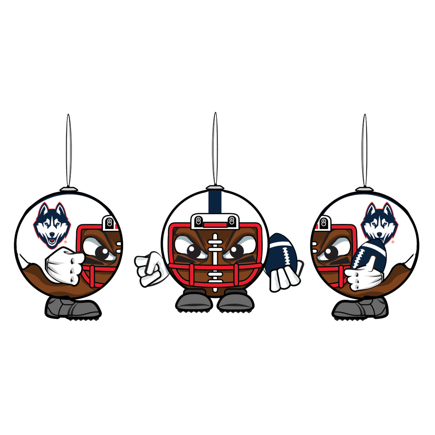 Evergreen Enterprises, Inc University of Connecticut Ball Head Hanging ...