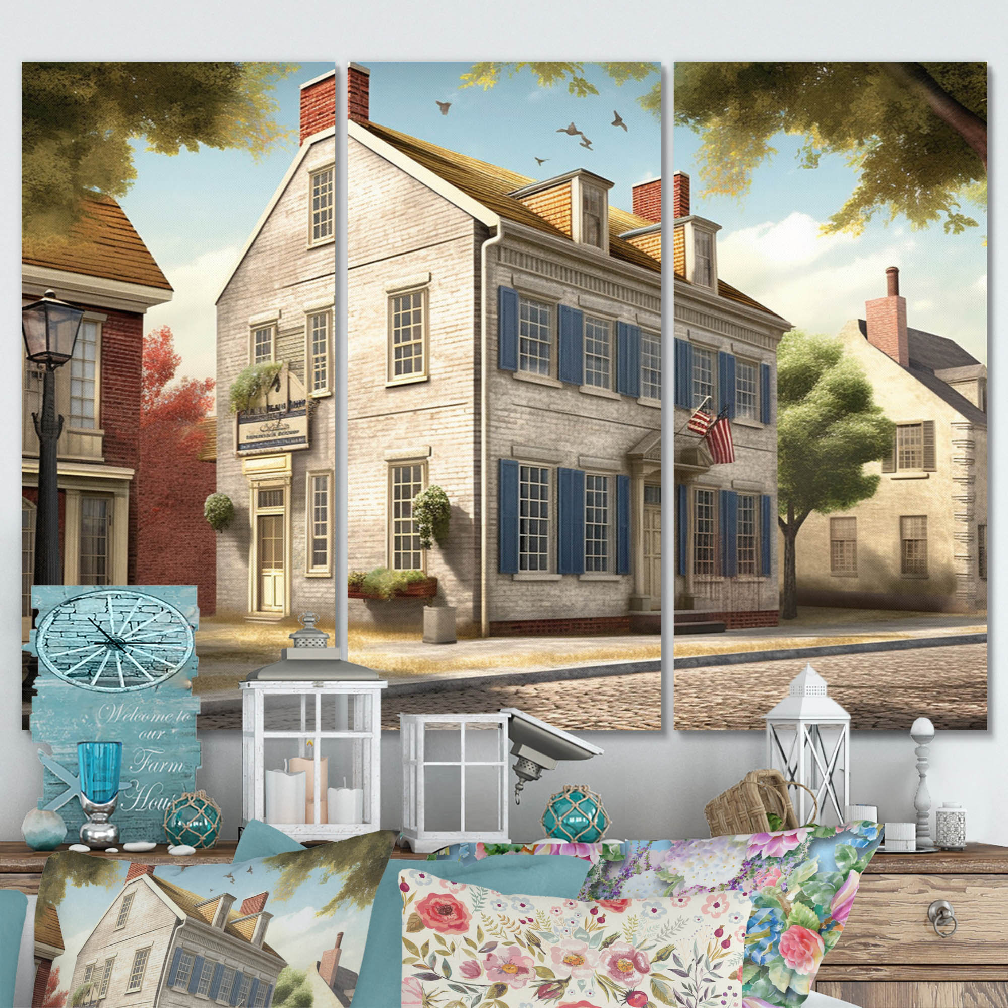 Charlton Home Delaware 1950S Village II - Delaware Wall Decor Set ...
