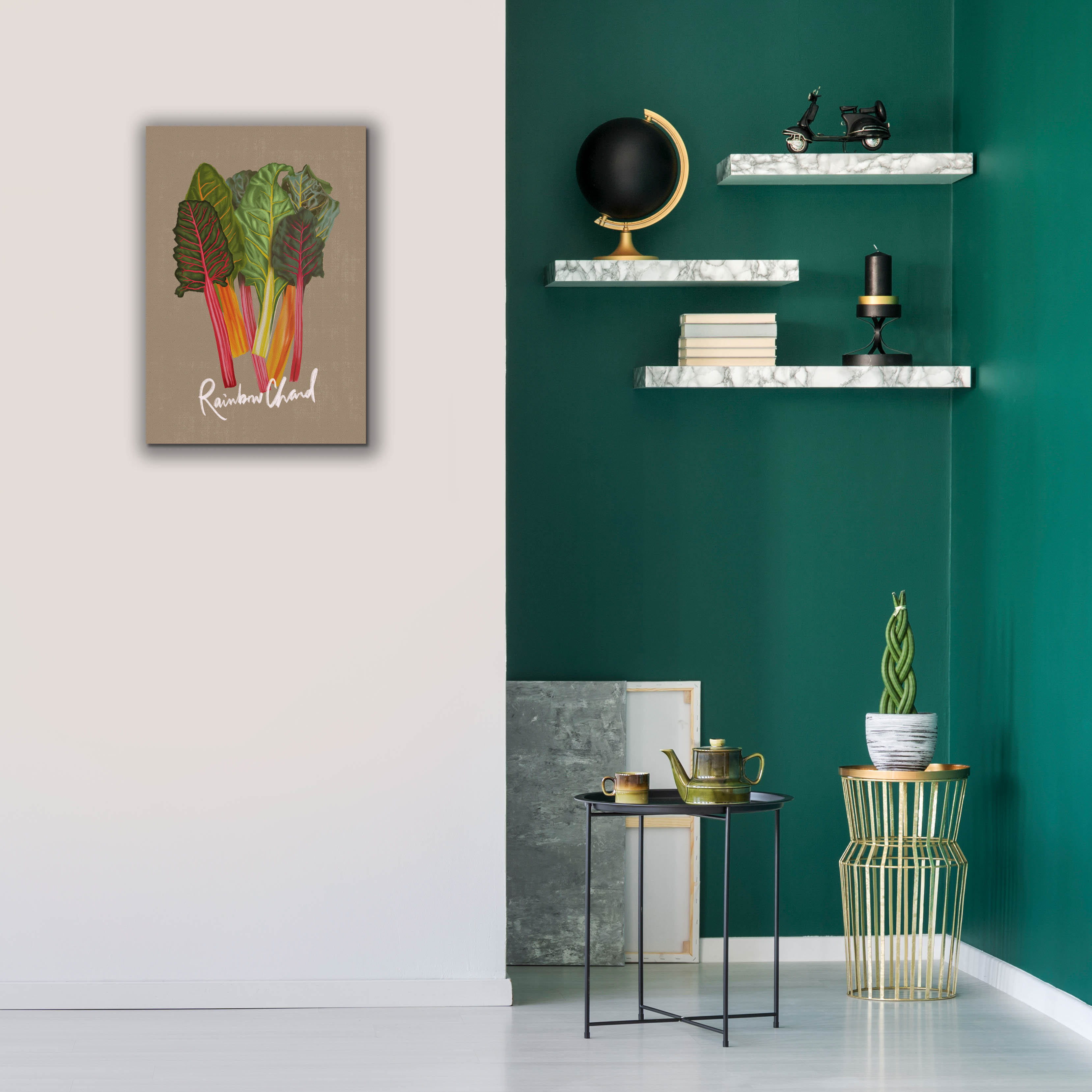August Grove® 'Rainbow Chard' by Elizabeth Caldwell Canvas Wall Art ...