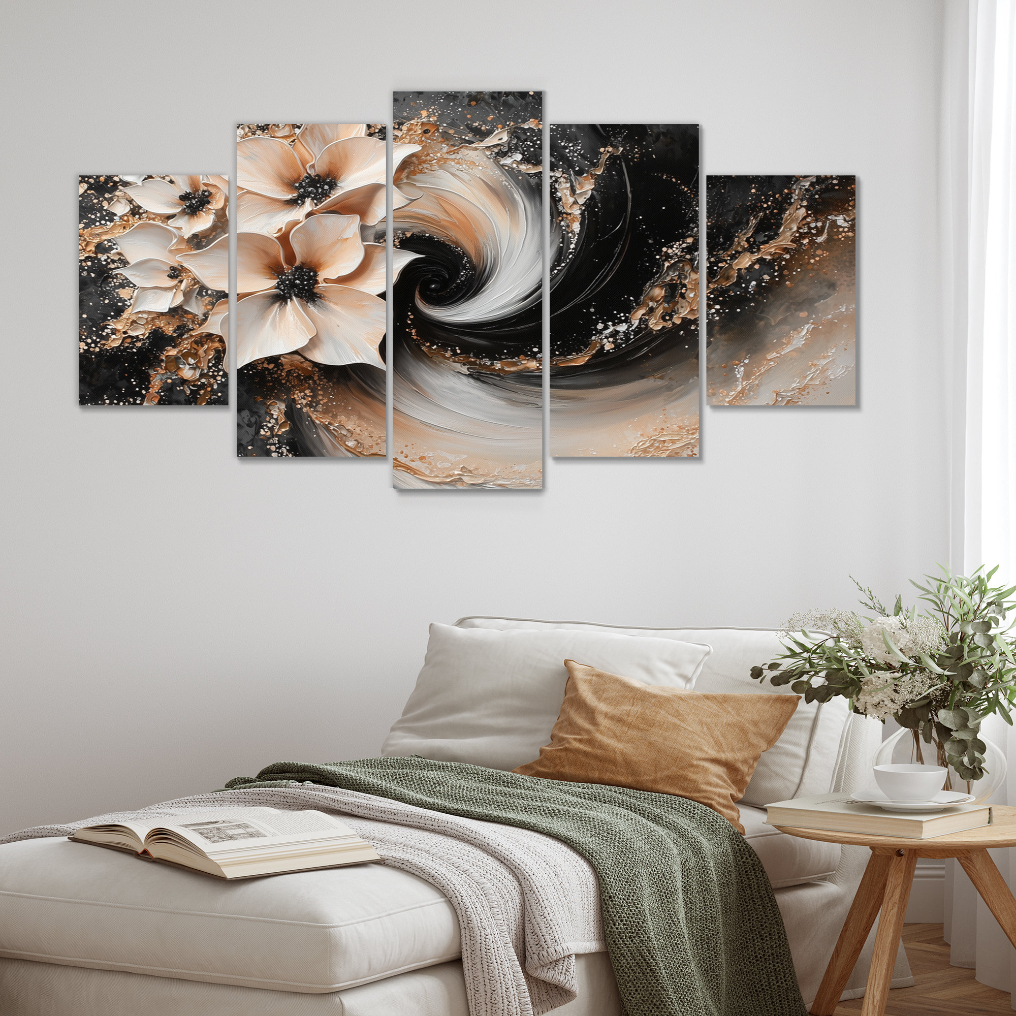Mercer41 Farnworth - Transitional Wall Art - Modern Wall Art Canvas ...