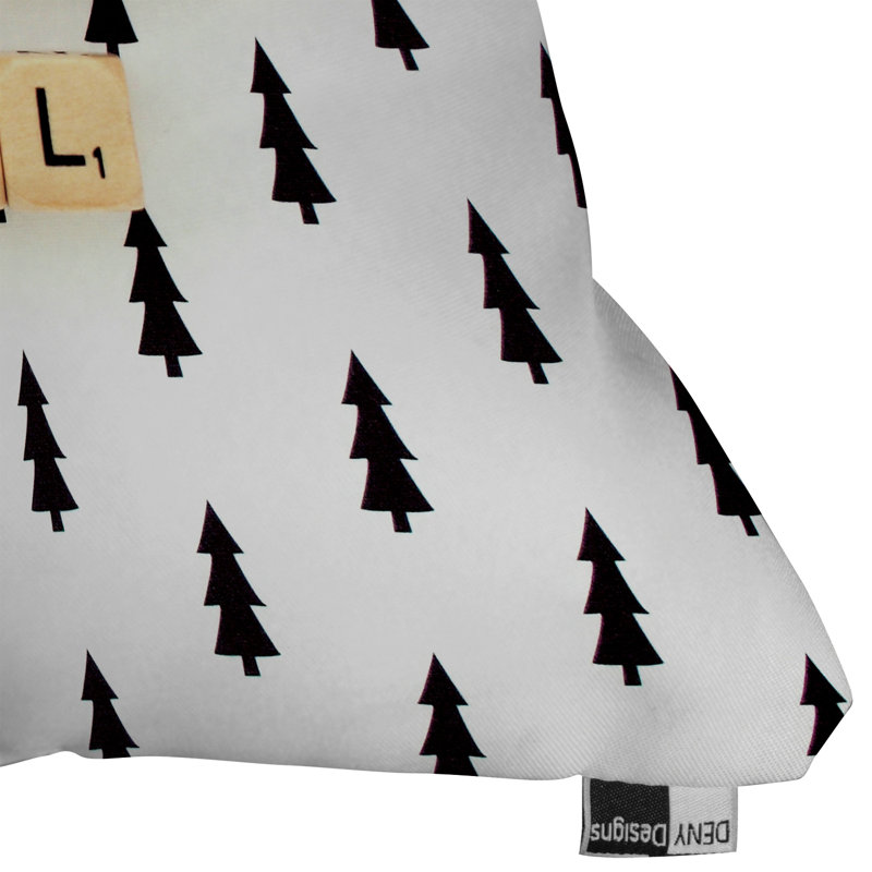 Deny Designs Parnassus Noel Indoor/Outdoor Throw Pillow | Wayfair