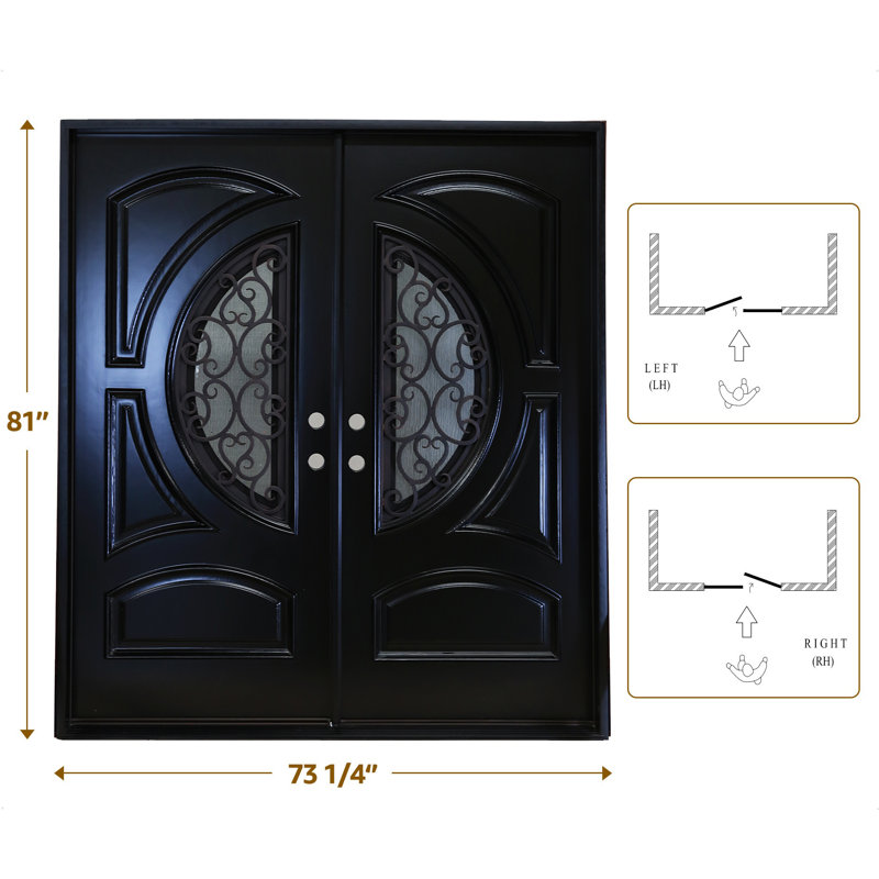 Kamic 72" x 80" Environment Damage Resistant PU Composite Exterior ...