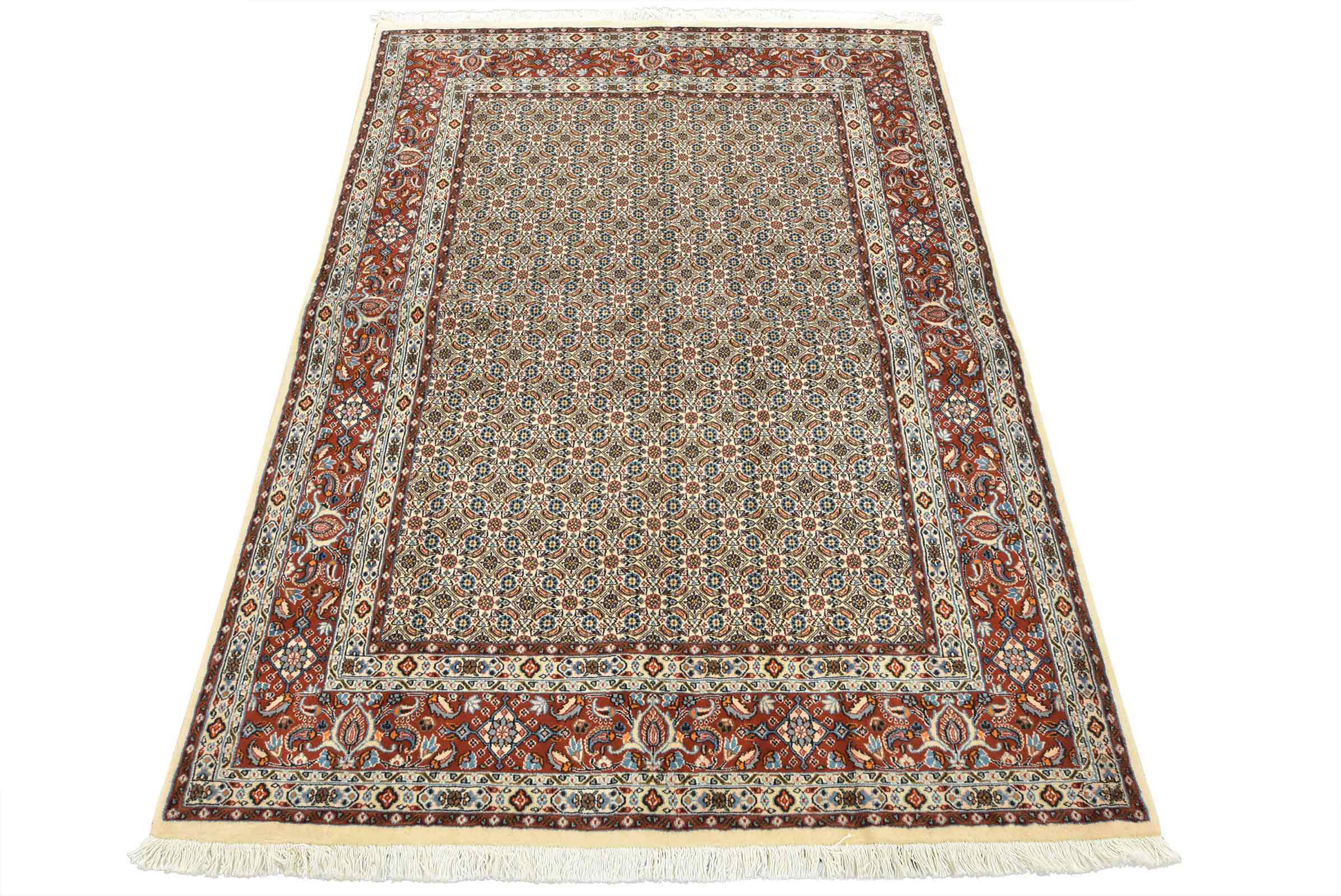 Isabelline Gaitlin One-of-a-Kind 4'10'' X 6'8'' 1990s Wool Area Rug ...