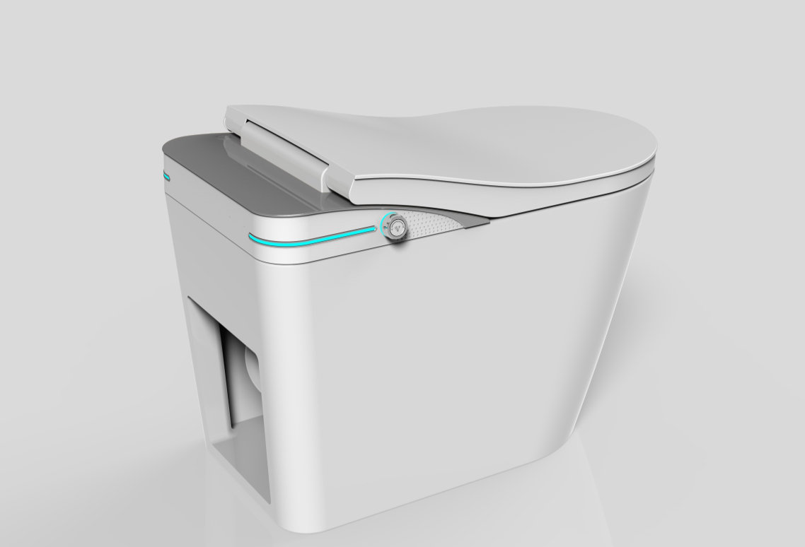 Taroo Clocks Smart Toilet with Built-in Heated Seat, Tankless Toilet ...