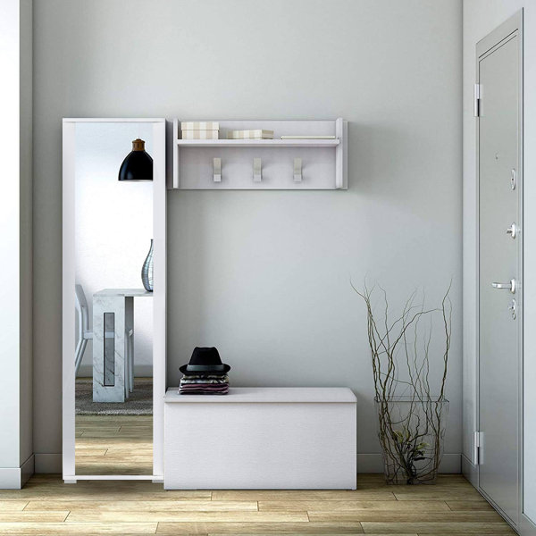 Ebern Designs Nakhia Hall Tree 90cm Wide | Wayfair.co.uk