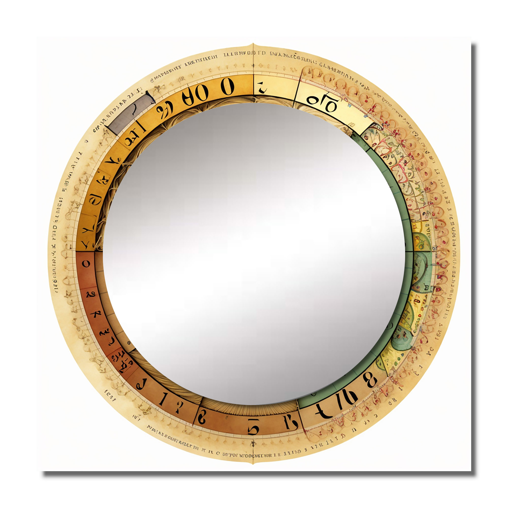 Design Art Cosmic Cartography Vintage Illustration - Astrology Square ...