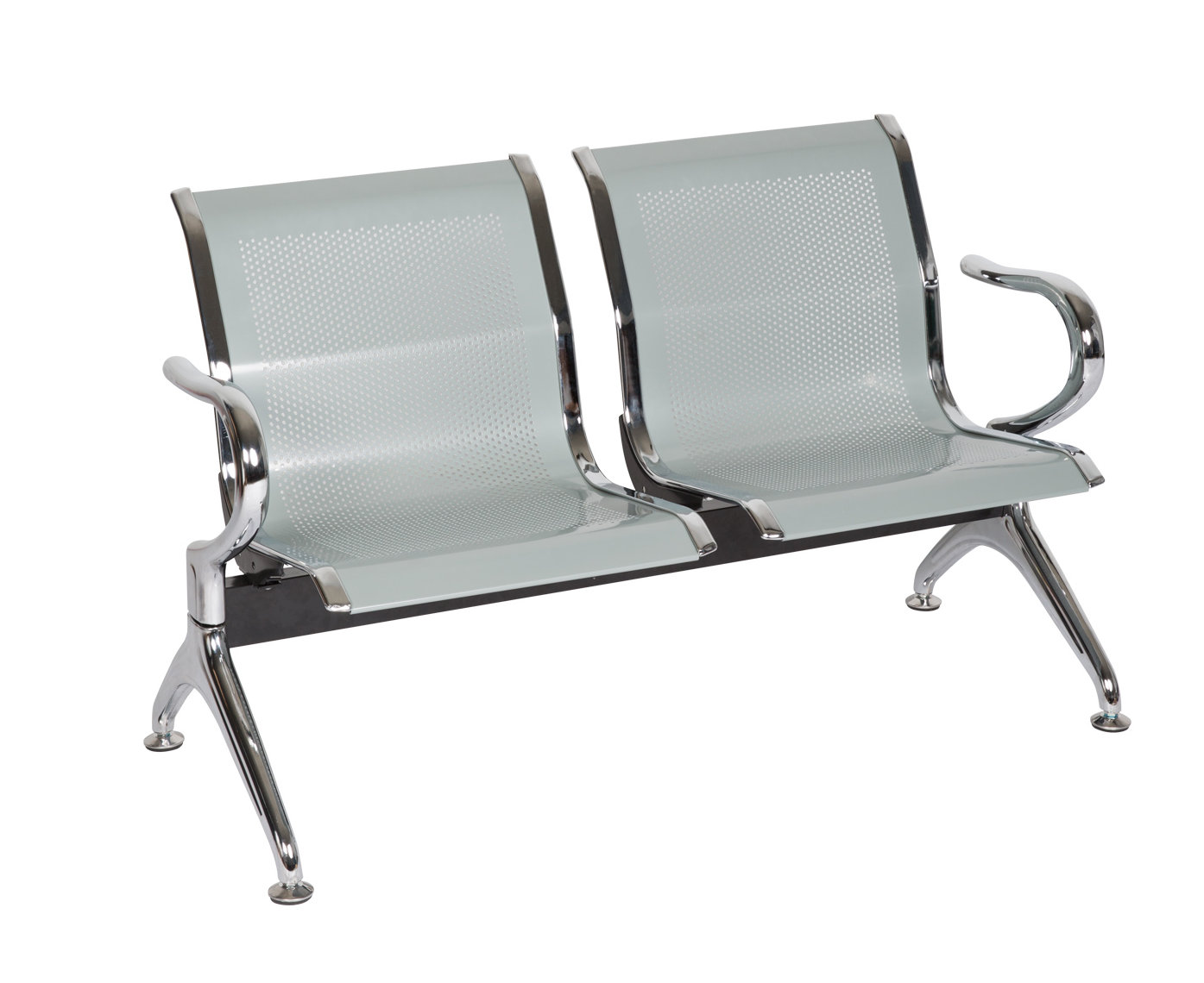 Kinbor 46" W Mesh Seat Tandem Seating with Metal Frame & Reviews | Wayfair