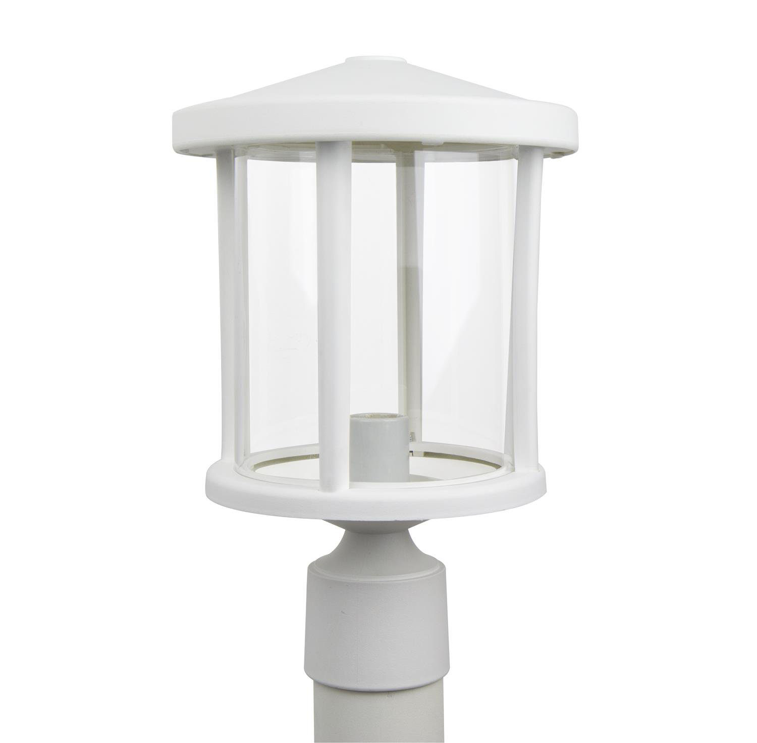 Solus Artisan Round Post Top Fixture with Clear Acrylic Lens | Wayfair